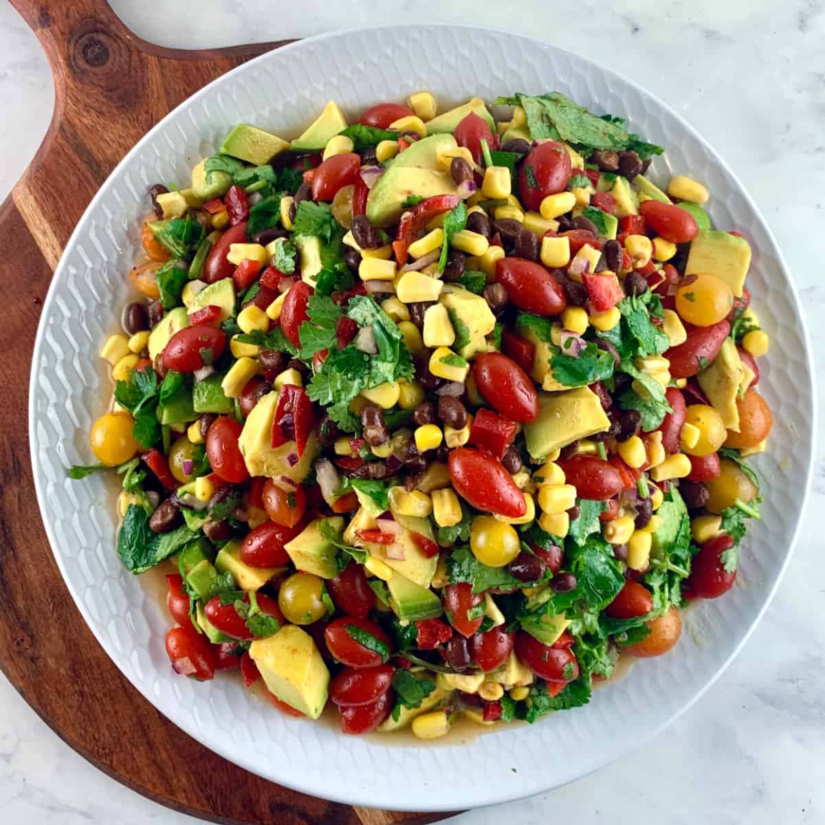 Mexican Avocado Salad Recipe - Salads with Anastasia