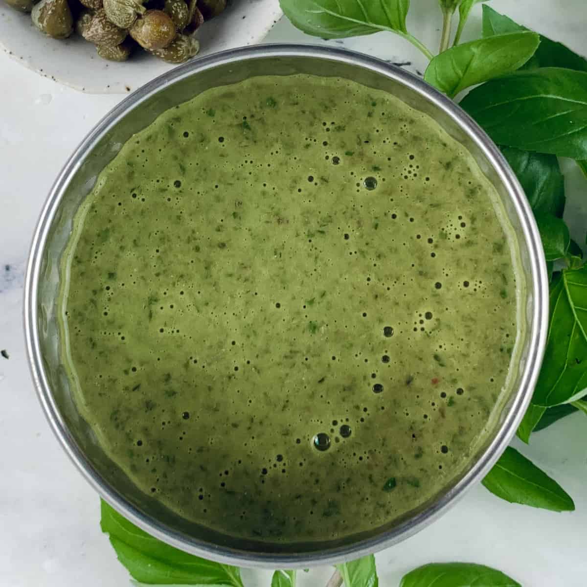 A Basil Caper Dressing Your Salads Will LOVE! - Salads with Anastasia